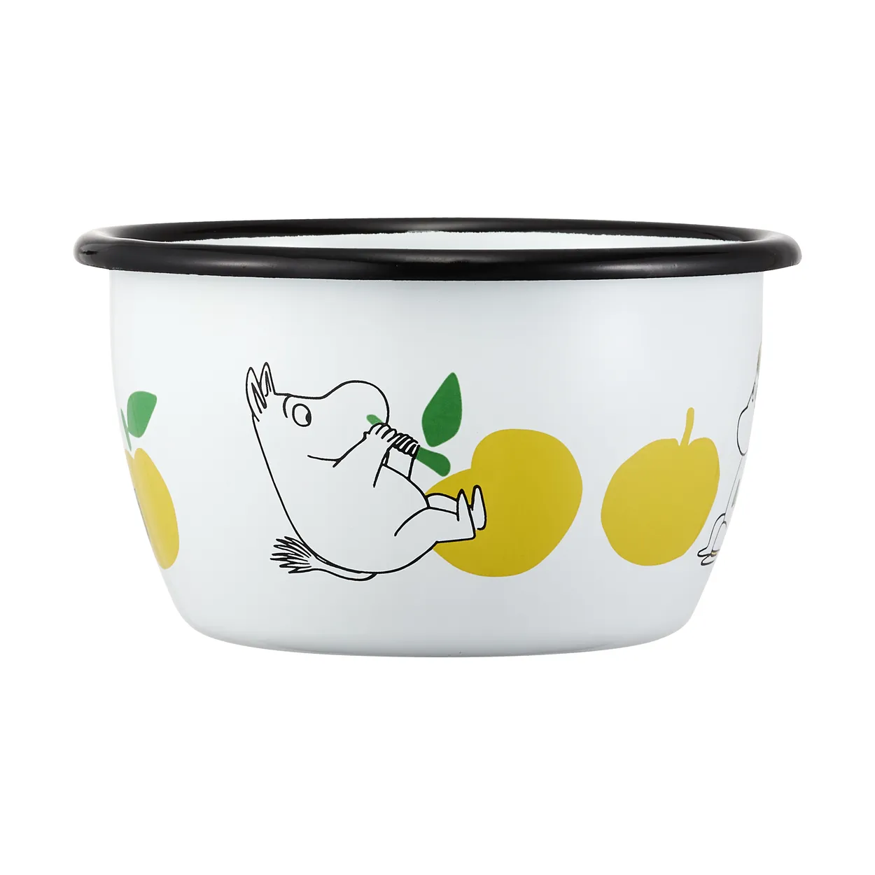 Preisvergleich für Muurla Mumin Emaille-Schale 30 cl Joyfull Apples-gul ...